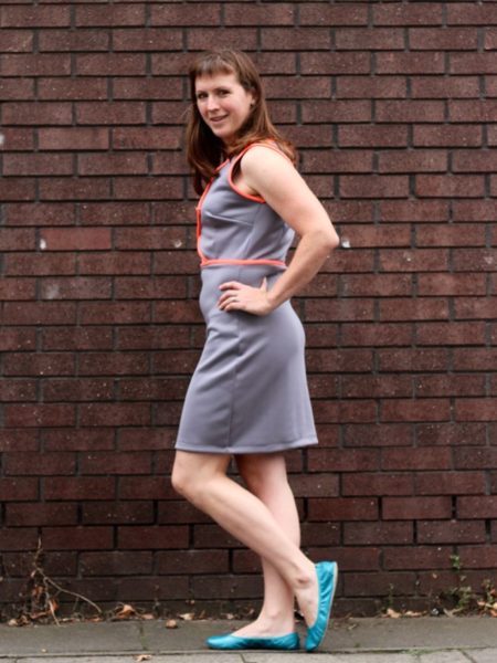 Triple Triangle dress – side – FehrTrade