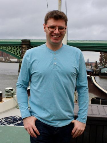 A pale blue Seamwork Eugene henley – FehrTrade